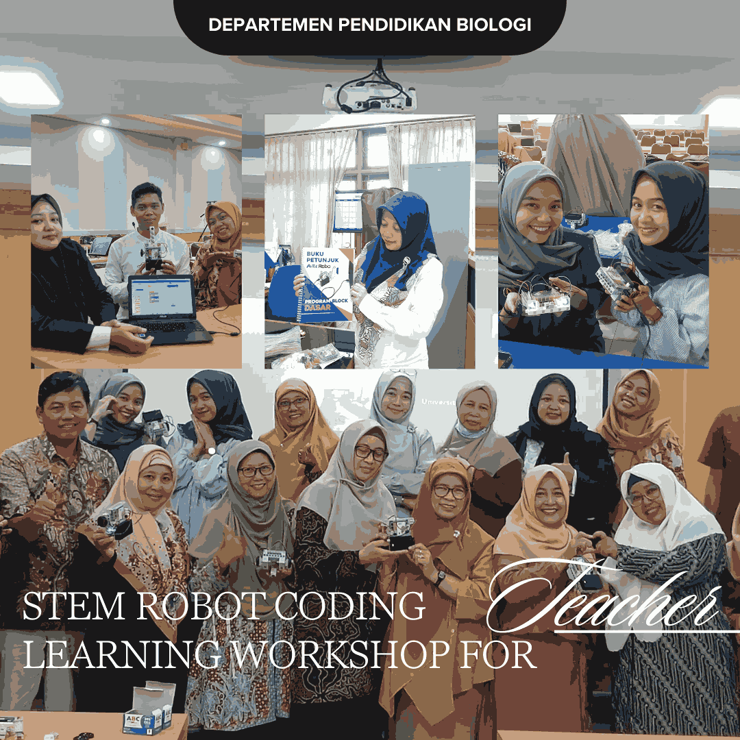 STEM Robot Coding Learning Workshop for Teacher | Prodi Pendidikan Biologi